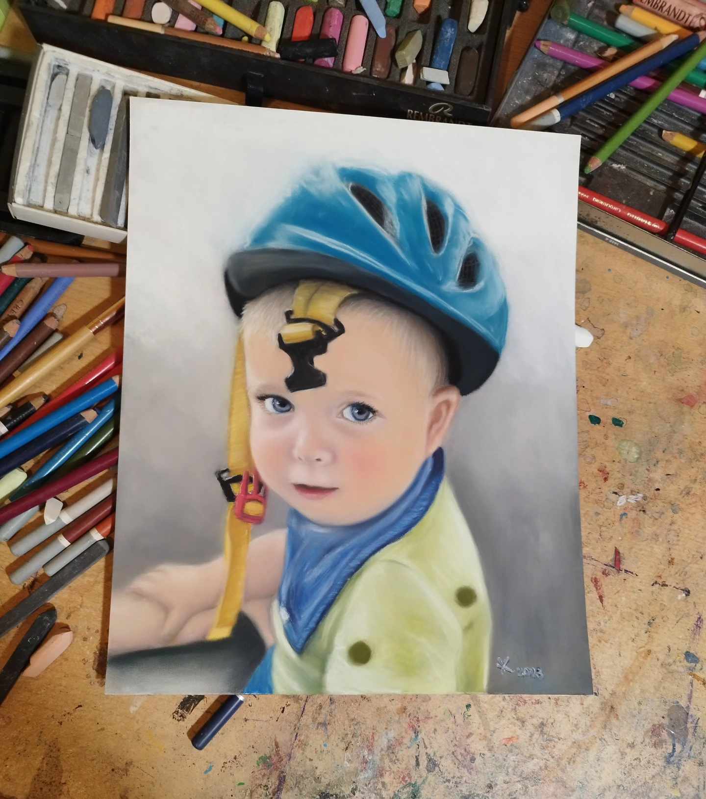 Umetniške slike, portreti - Klavdija Bogataj Art